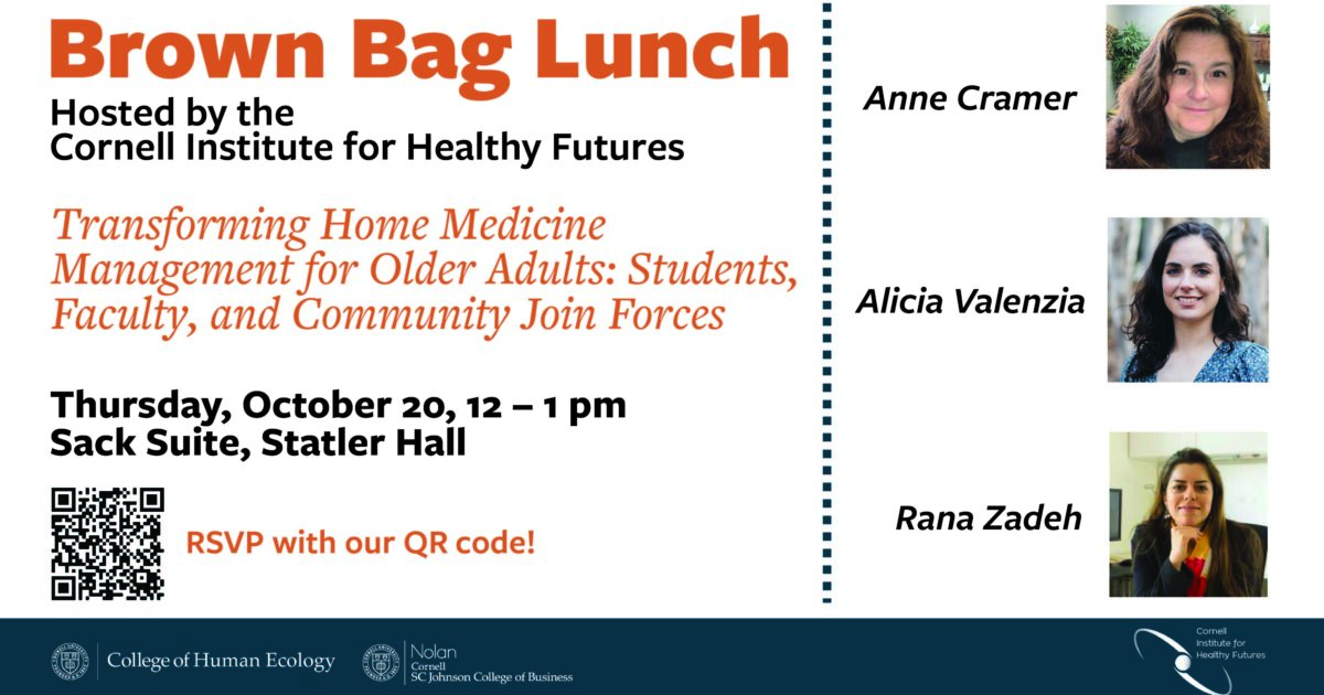 CIHF October Brown Bag Research Lunch | Cornell Nolan
